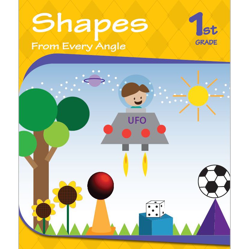 Grade 1 Math Activity Workbook/ Worksheets: Shapes from Every Angle (23 ...