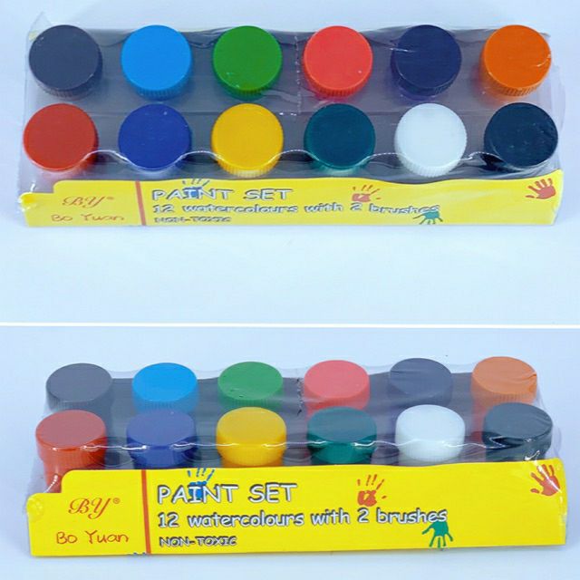 1Brushelor POSTER PAINT SET With Brushes | Shopee Philippines