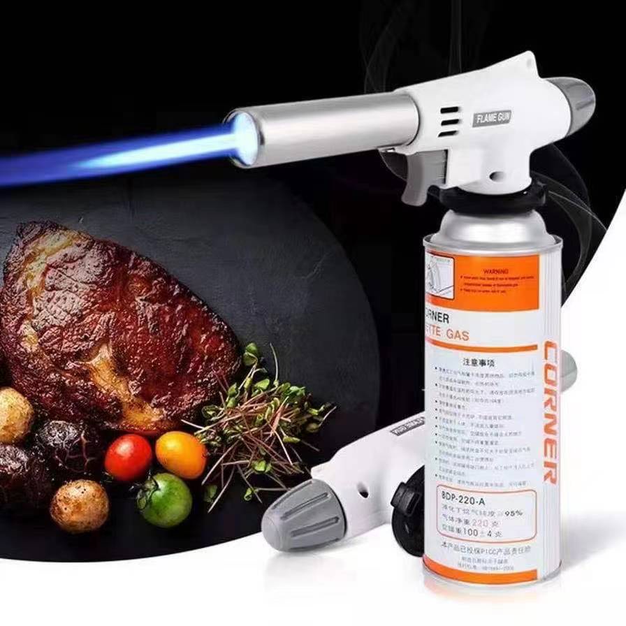 flame gun Blowtorch Cooking Soldering Butane Gas Torch Flame Gun Blow ...