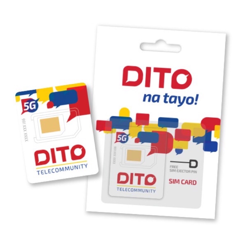 DITO SIM 5G WITH 3GB UNLI CALL & TEXT no INJECTOR | Shopee Philippines