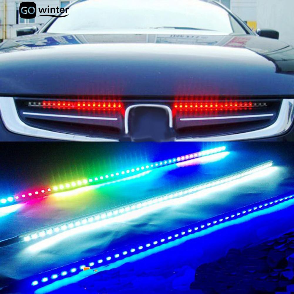 COD 12V LED Car Styling LED DRL Light Strip Decor Daytime Running Light ...