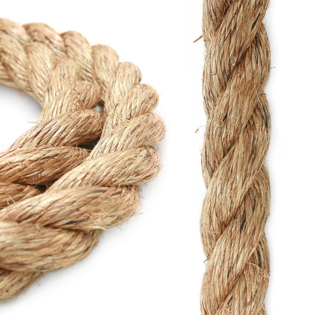 Manila Hemp Manila Rope Abaca Rope 1 inch size SOLD PER METER Brown ...