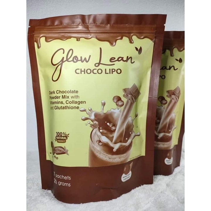 Glow Lean Choco Lipo (7 sachets) | Shopee Philippines