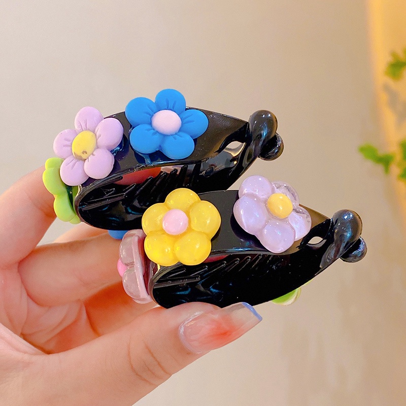 3 Pcs Korean Cute Hair Clips for Girls Fashion Hair Bun Large Cute ...