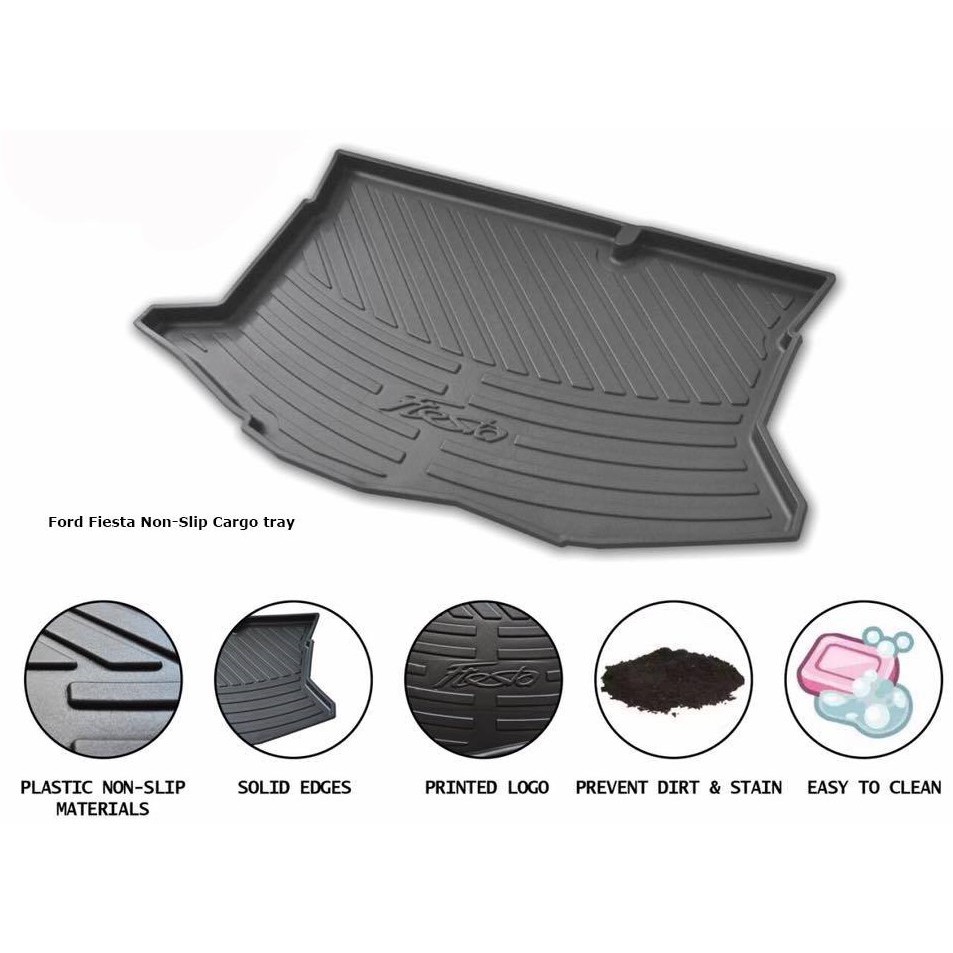 Ford Fiesta 2016-2021 Trunk / Cargo Tray Hippo Pro Series Thailand ...