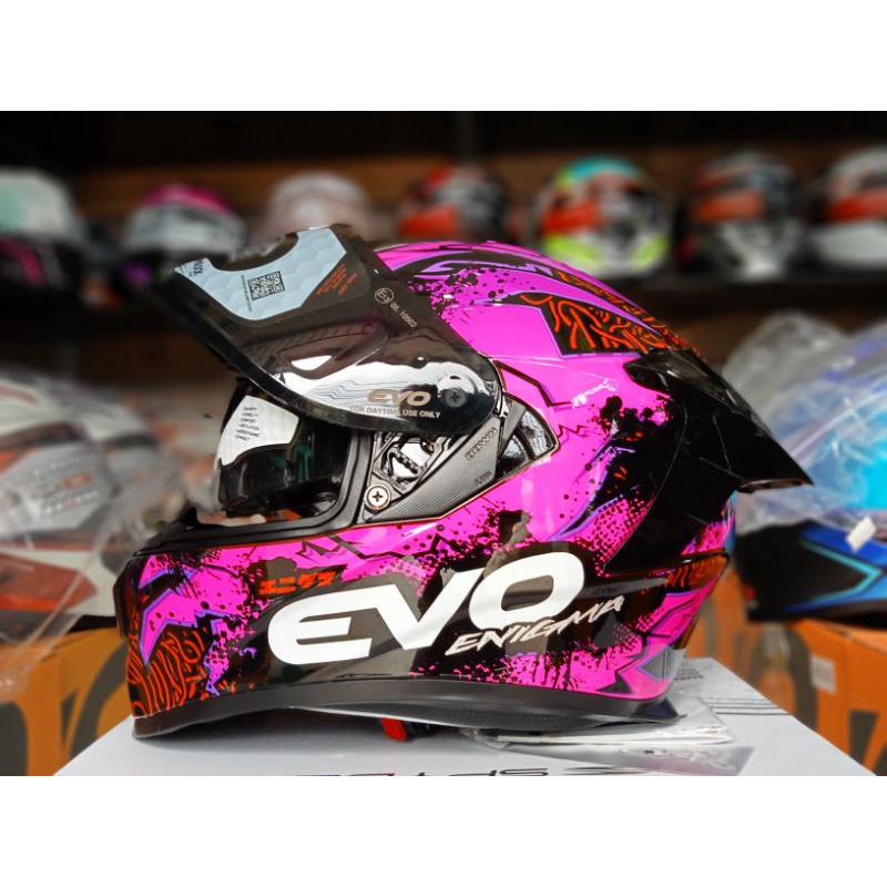EVO GT-PRO ENIGMA FULL FACE DUAL-VISOR | Shopee Philippines
