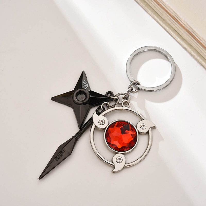 Aasleaty Kunai Shuriken Konoha Ninja Keychain for Car Keys Bag Backpack ...