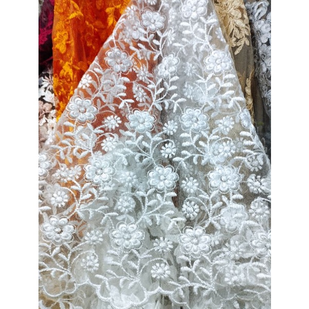 LACE FABRICS (SPANISH STYLE) SOLD PER YARDS. 54" Width | Shopee Philippines