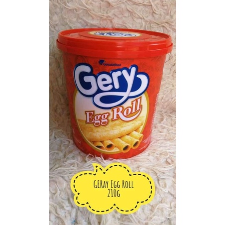 Gery Egg Rolls 210g/ Wafer Roll/ Gery/ Gerry Egg Roll/ ecrol geri ...
