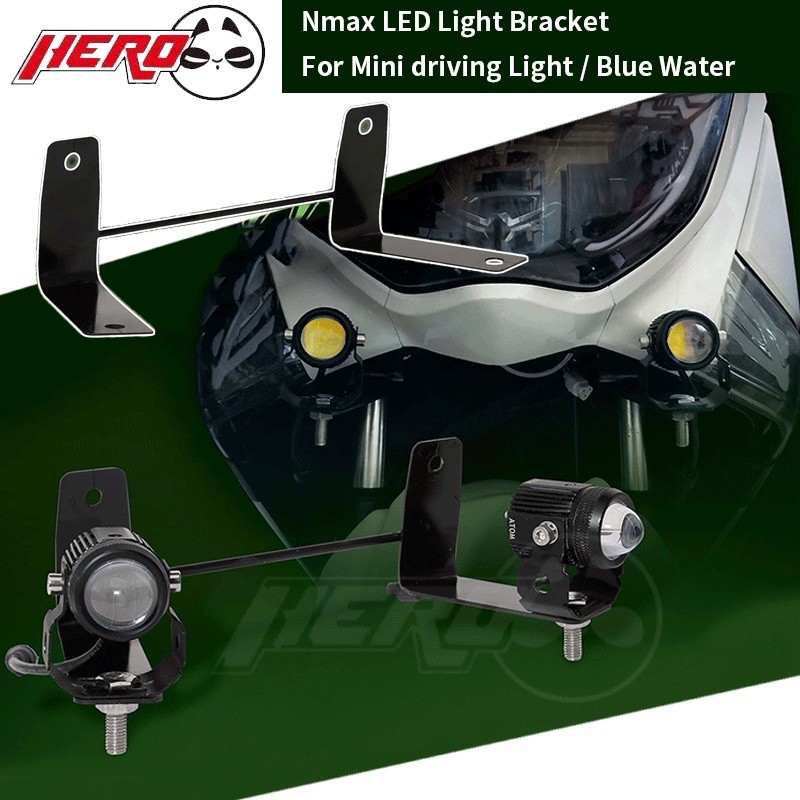Nmax LED Light Bracket For Mini Driving Light / Blue water LED Holder ...