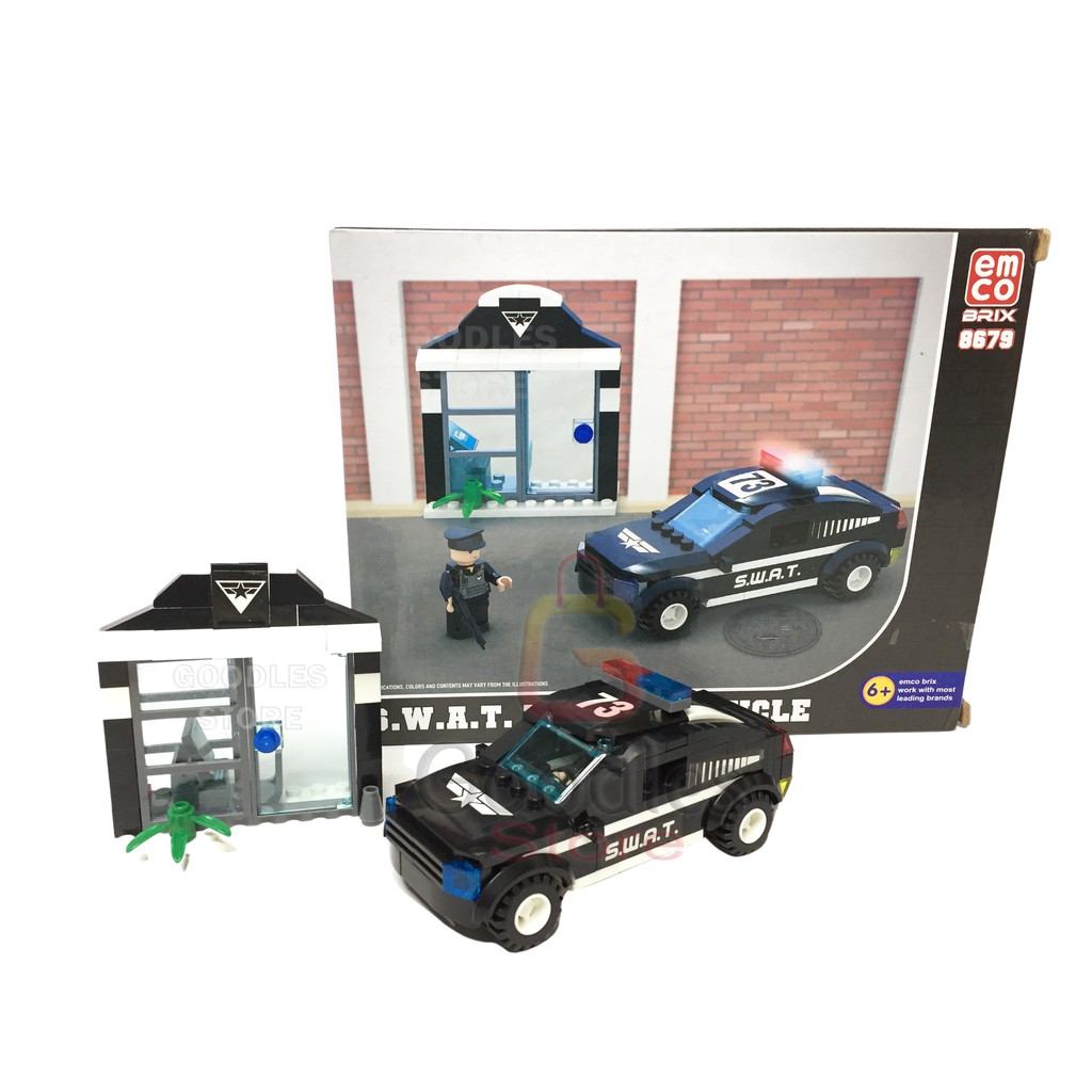EMCO BRIX SWAT Series Chopper Pursuit Vehicle Police Car Airplane ...
