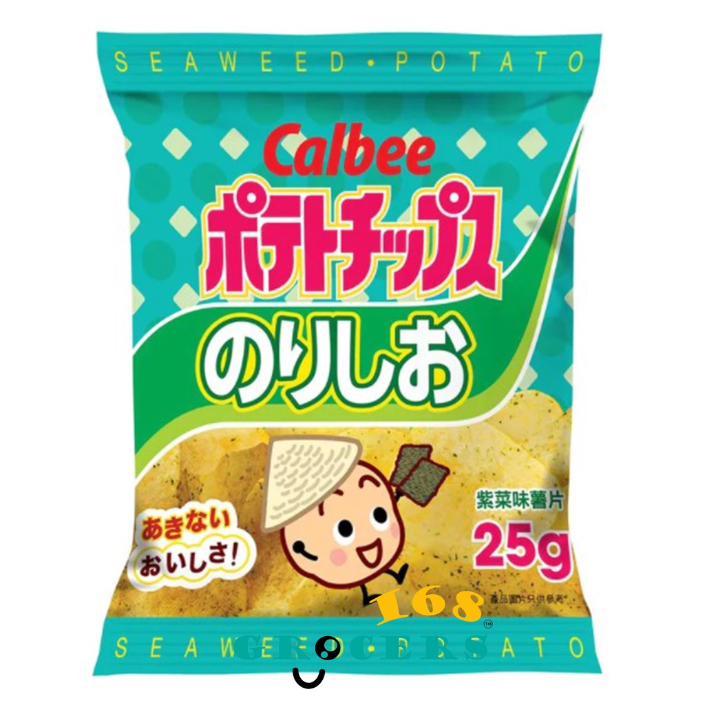Calbee Seaweed Flavoured Potato Chips 25g | Shopee Philippines