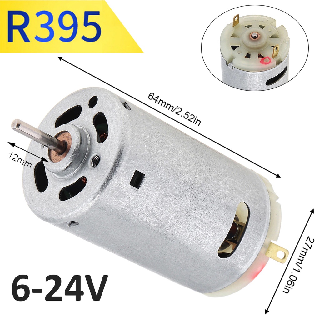 Circuitrocks Rs365 DC Motor 3v 6 V 12v130 260 280 380 385 High Speed ...