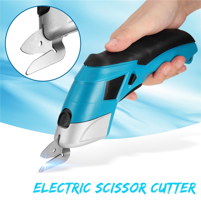 4V Electric Scissor Auto Cutter Cordless Tailors Scissors Rechargeable ...