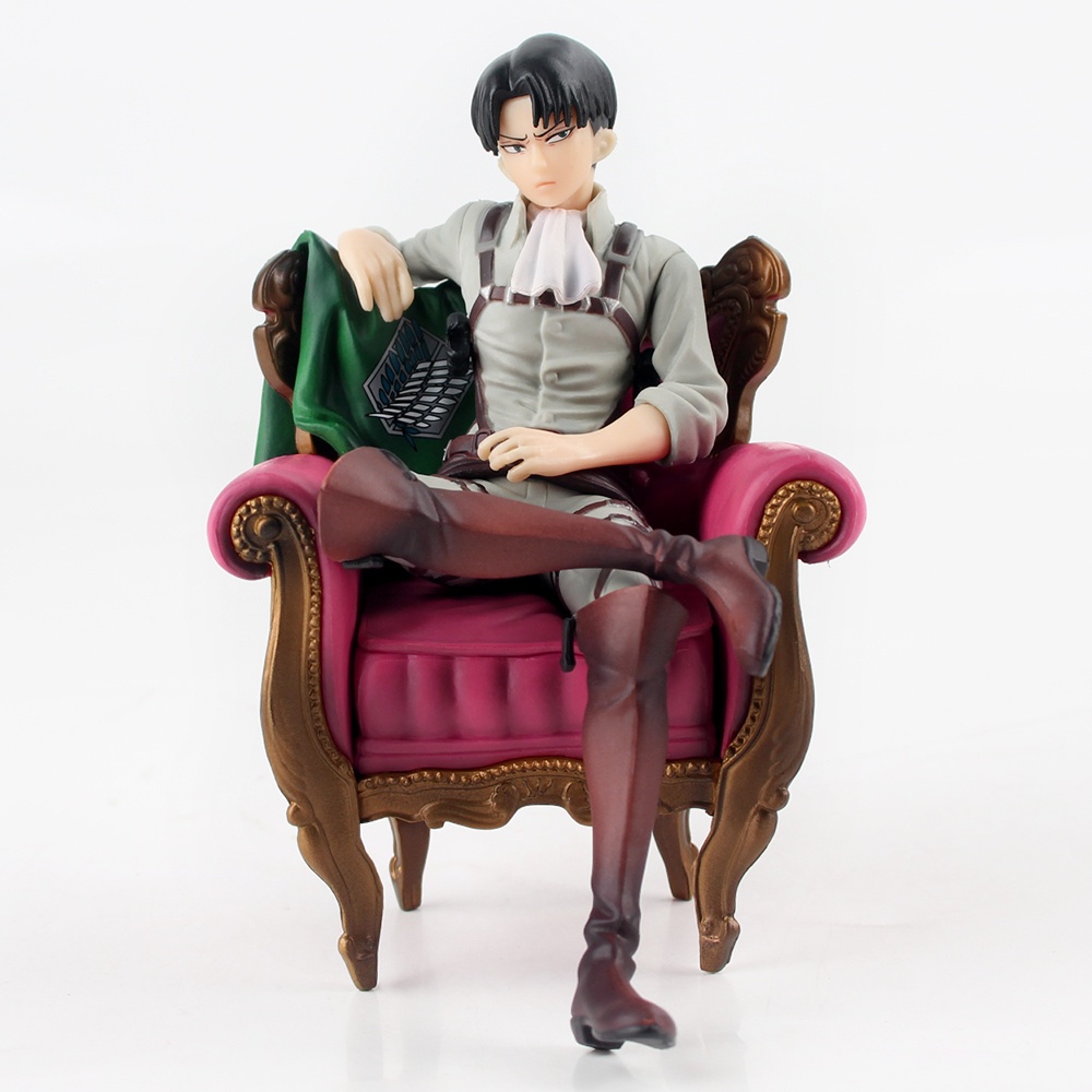 Anime Attack On Titan Levi Ackerman Sleeping Chair Ver. PVC Statue ...