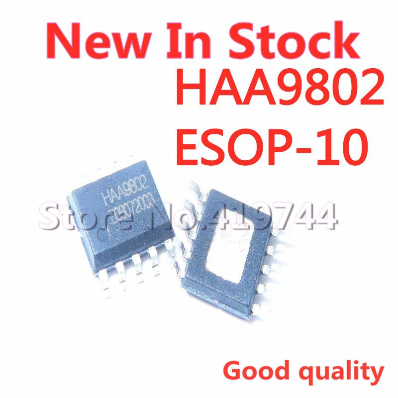 10PCS/LOT HAA9802 ESOP-10 SMD boost with anti-breaking sound audio power amplifier chip In Stock ...