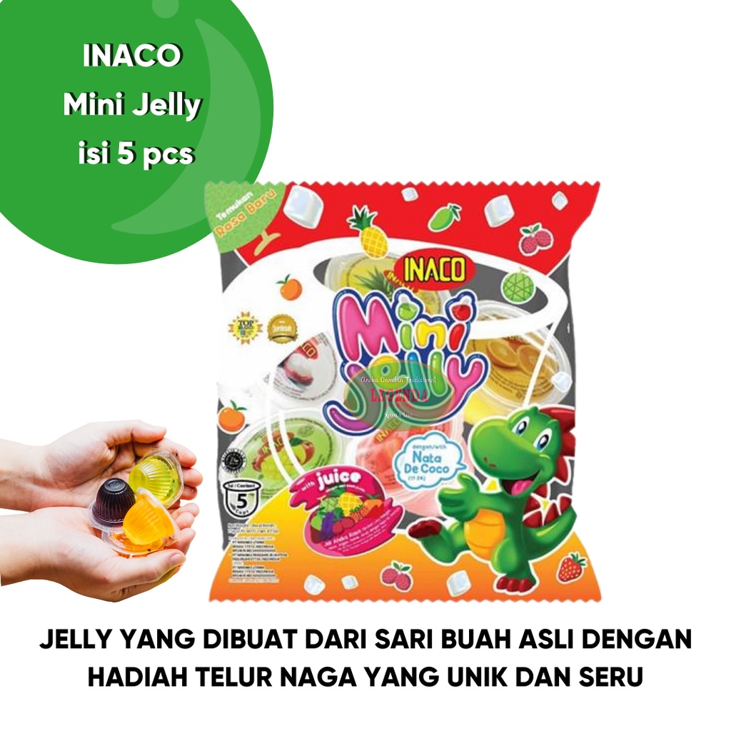 Inaco Mini jelly 5x15gr fruit nata de coco pudding yoghurt jelly ...
