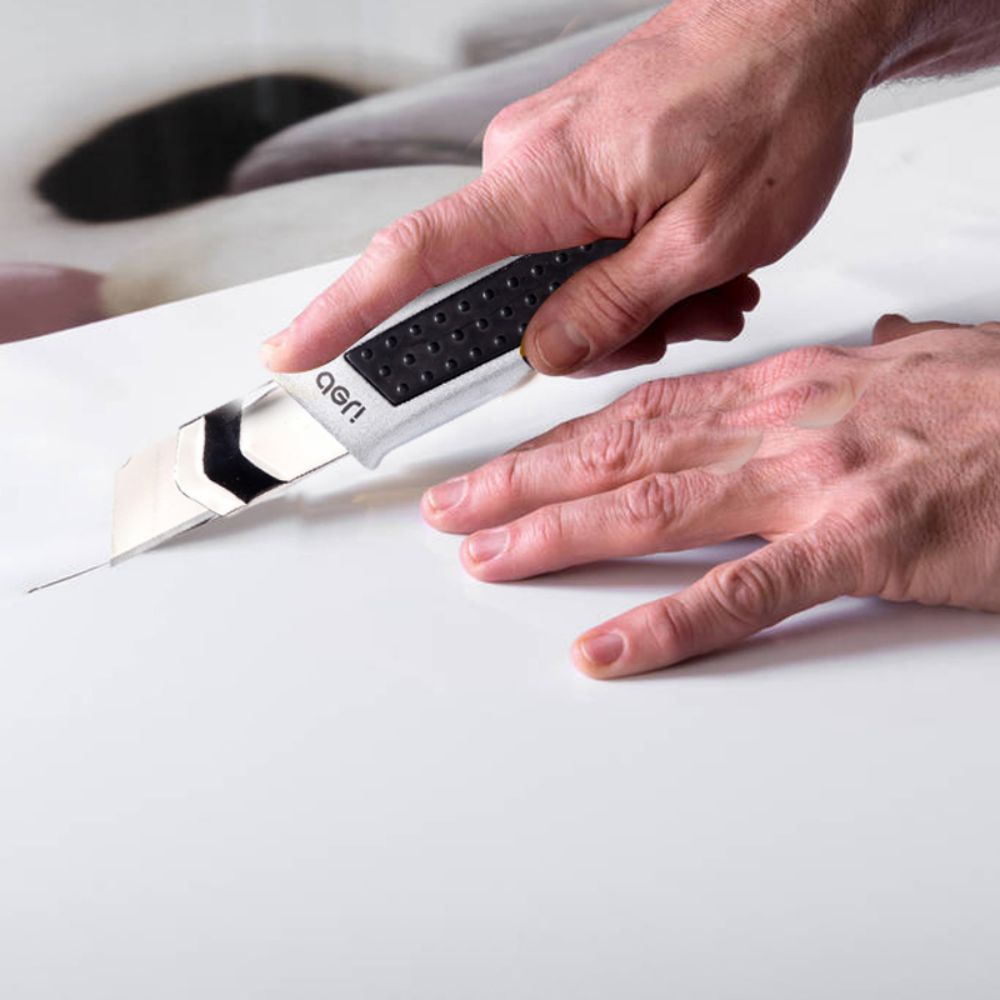 Deli Industrial Snap-off Blade Cutter Knife (18x100mm)Heavy Duty ...