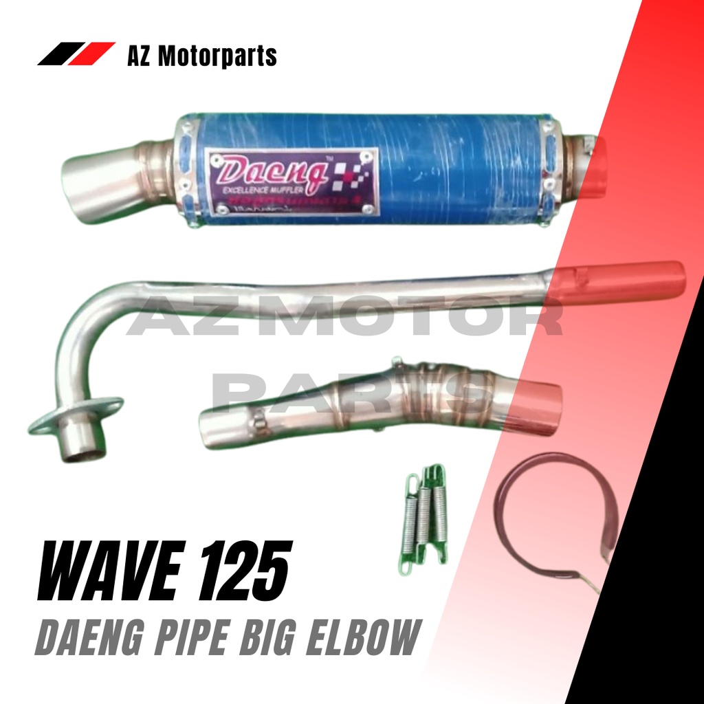 Daeng Pipe for WAVE125 (Big Elbow) | Shopee Philippines