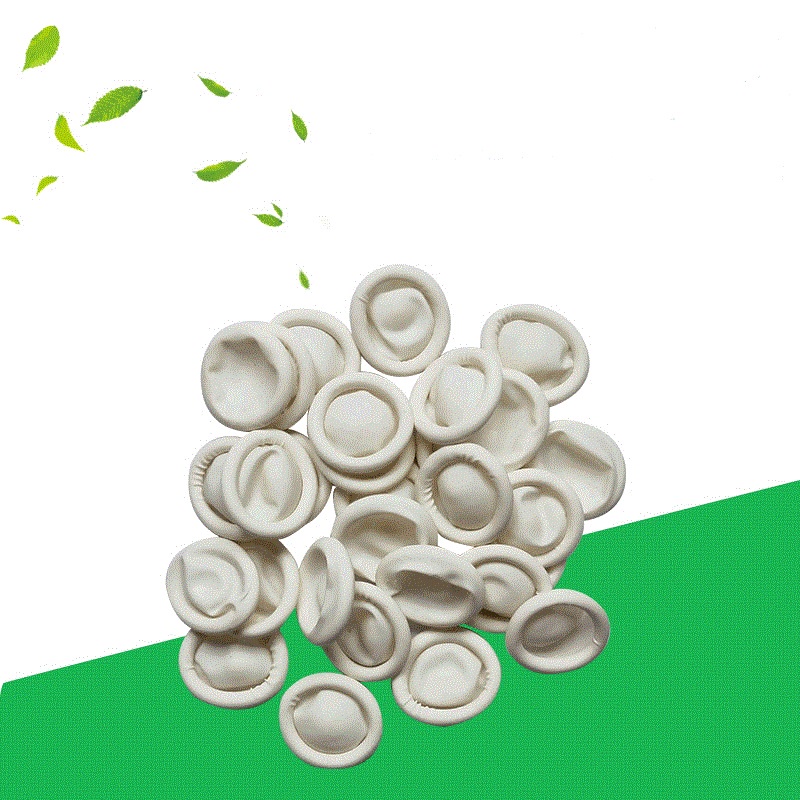 CHK 20pcs white finger cots disposable latex finger cots anti-static ...