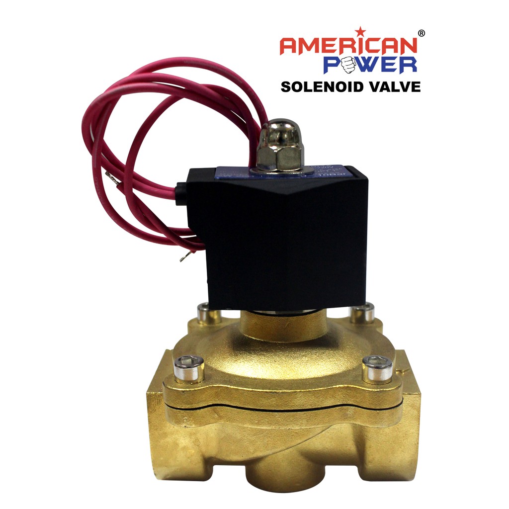 Solenoid Valve 1 NPT-10 BAR Brass Direct CTR (American Power) | Shopee ...