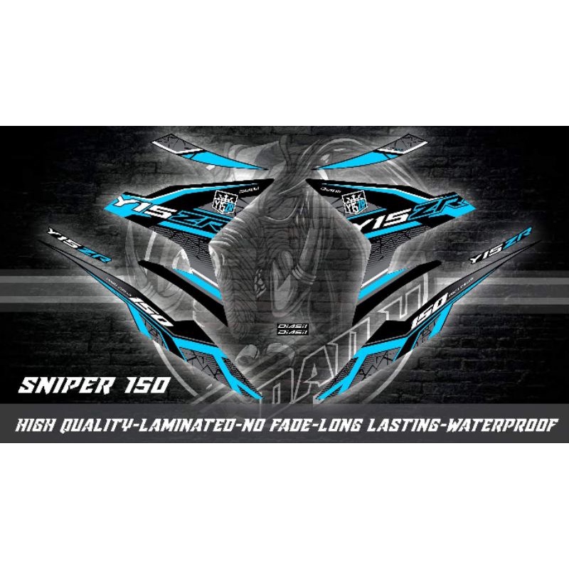 YAMAHA SNIPER 150 Y15ZR DECAL DESIGN | Shopee Philippines