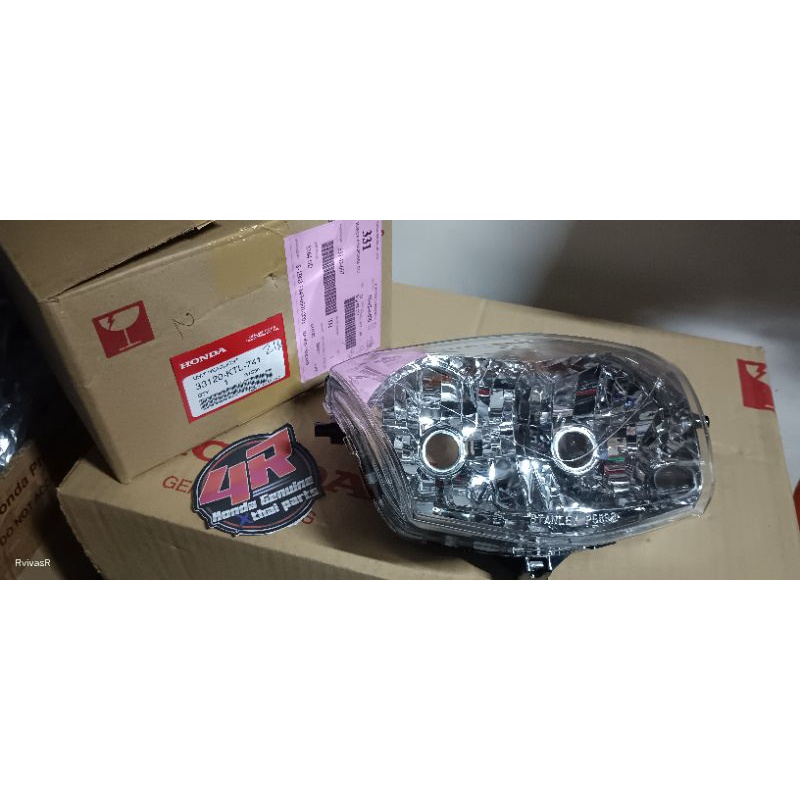 HONDA WAVE 100 GENUINE HEADLIGHT STANLEY | Shopee Philippines