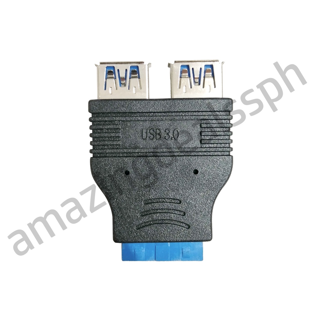 USB 3.0 Dual Port to Motherboard Mainboard Internal 20 pin Header ...