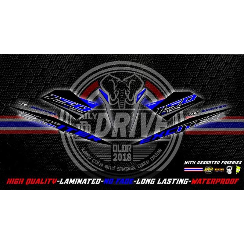 sniper 150 fi v1/v2 laminated decals (MALAYSIAN CONCEPT) | Shopee ...