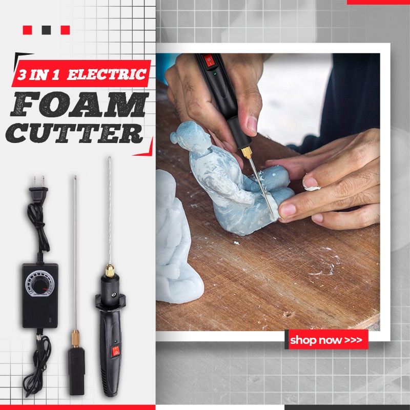 Zitour® Handy Electric Foam Cutter 110V-240V Foam Cutter Pen Portable ...