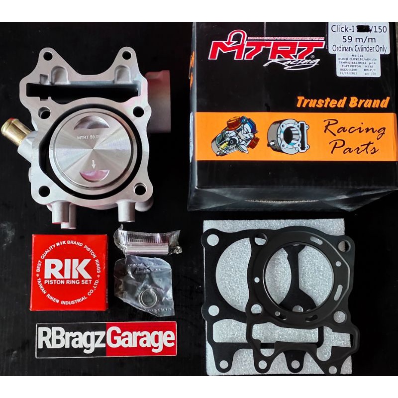 MTRT 59mm Steel Bore Block Set Pin 14 - Honda Click 150/ ADV150 ...