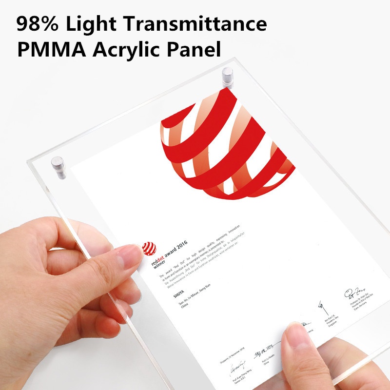A4 Acrylic Photo Frame Acrylic Display Stand Certificate Document Frame ...