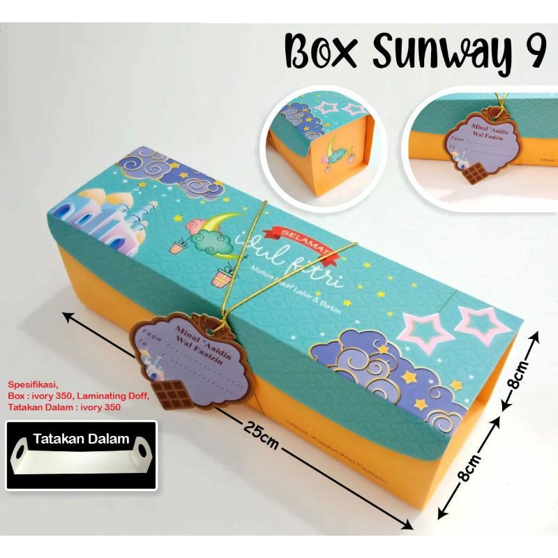 Eid Bolu Box Eid Al-Fitr Cake Box Cake Packaging Eud Mubarok Eid Bolu ...