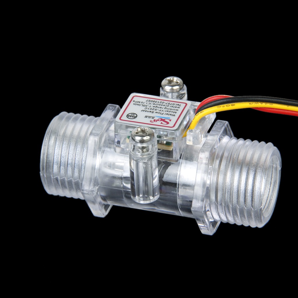 [baosity4] Transparent Water Flow Sensor Hall Flow Sensor Water control ...