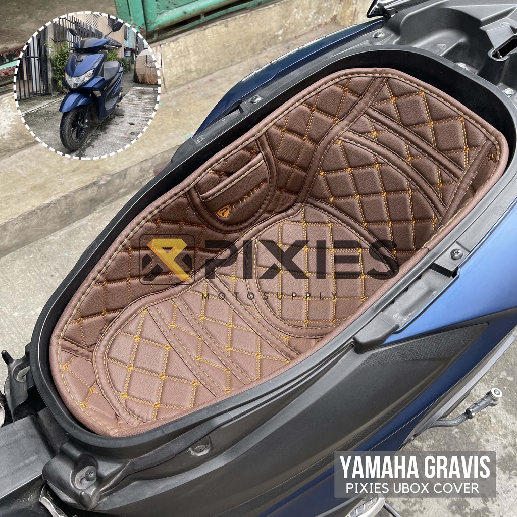 YAMAHA MIO GRAVIS 125 PIXIES UBOX SEAT COMPARTMENT COVER | Shopee ...
