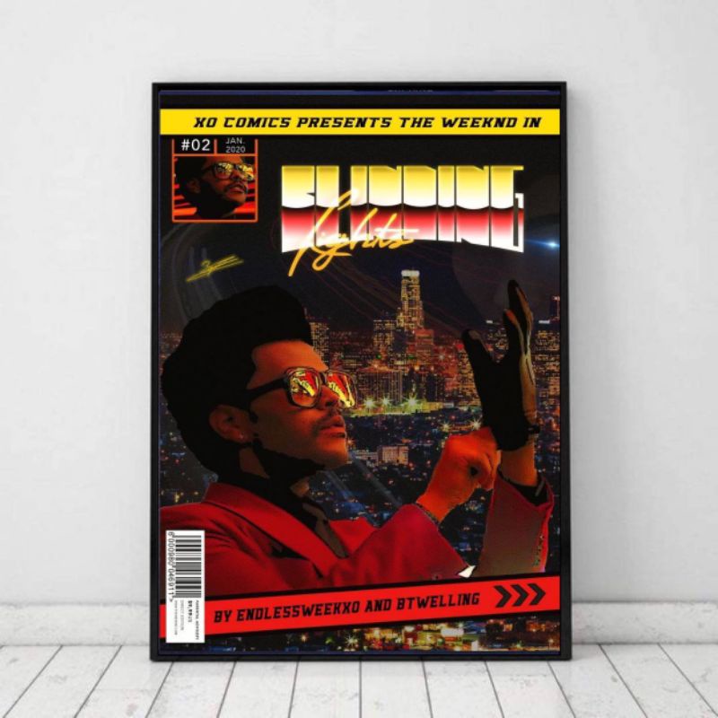 The Weeknd retro poster walldecoration wall art design | Shopee Philippines
