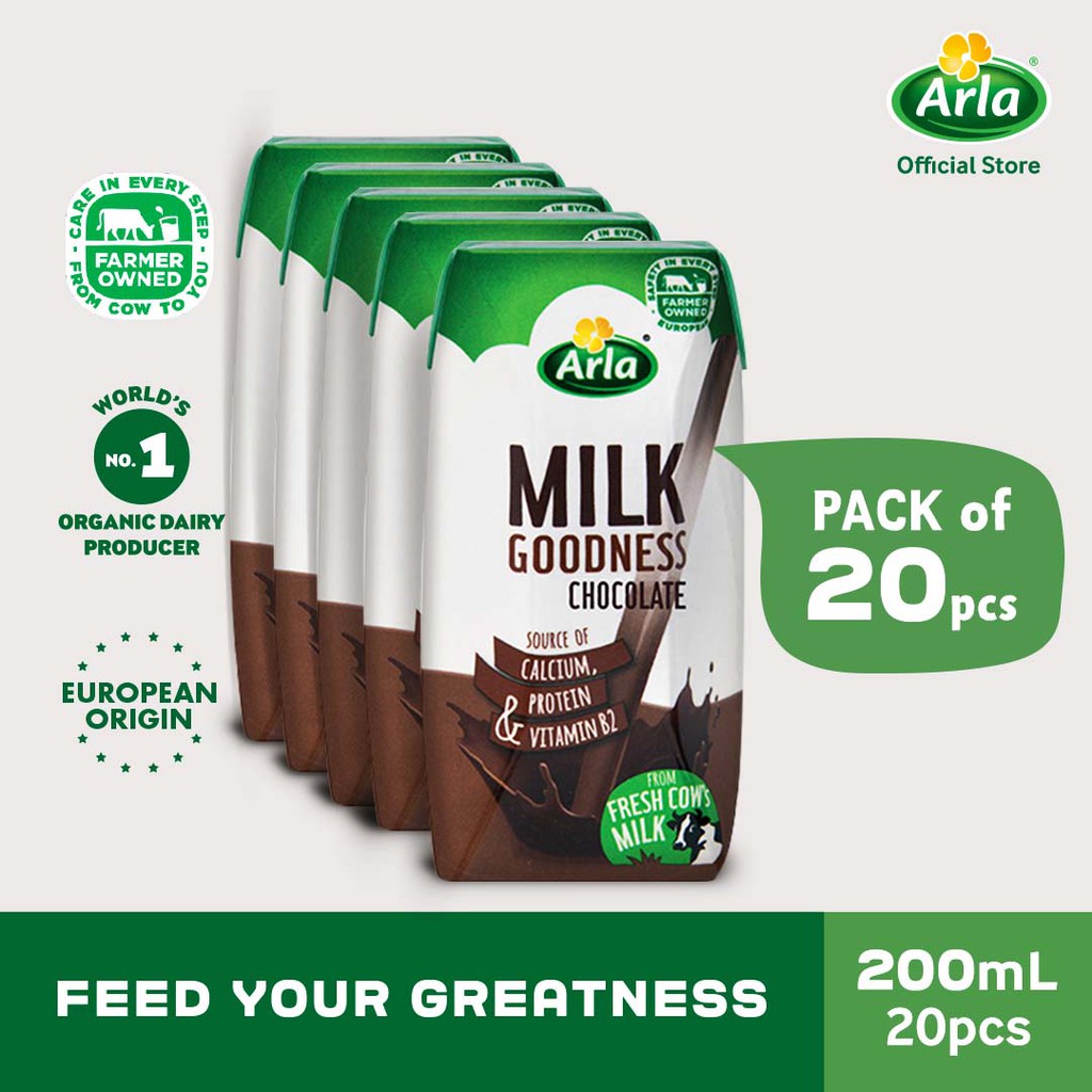 Arla Chocolate Milk 200ml 20-Pack | Shopee Philippines