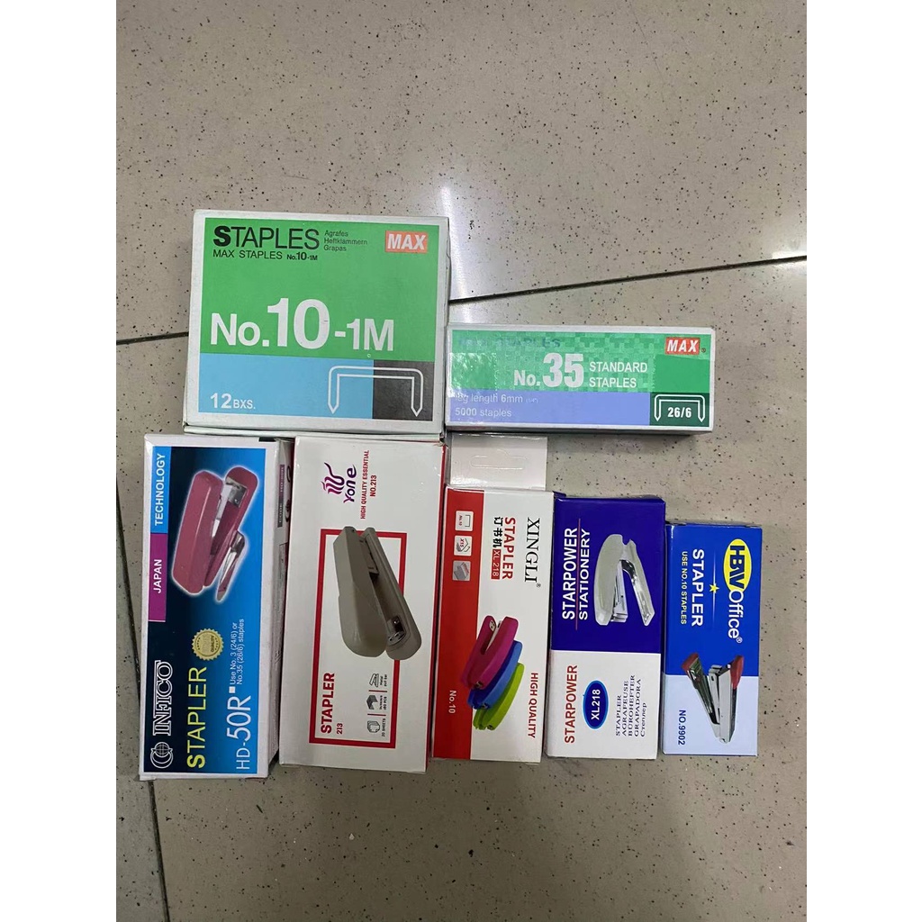 STAPLER & STAPLE WIRE (#10) , STANDARD STAPLE WIRE (#35) , STAPLER SET ...