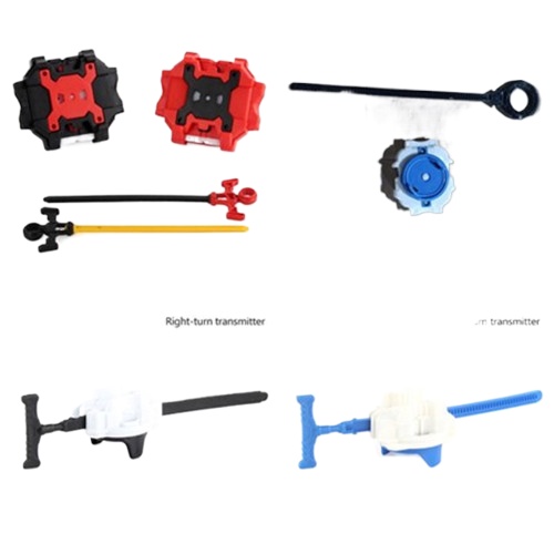 Beyblade Burst Accessories Combat Gyro Left/Right Pull Ruler Launcher ...