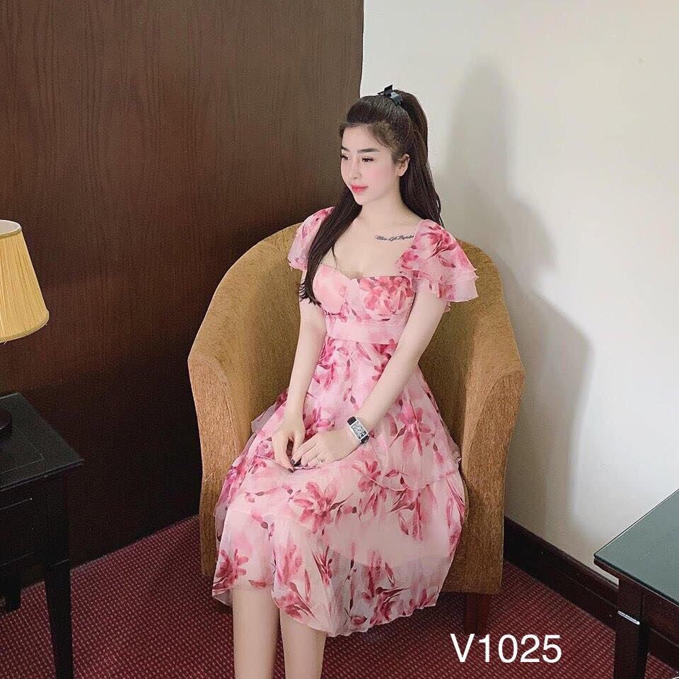 3-storey flower dress V1025 BEAUTIFUL HP DVC (sample photo and floor ...