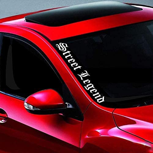 Noizy Graphics 20" Street Legend Racing Side Windshield Banner Car ...