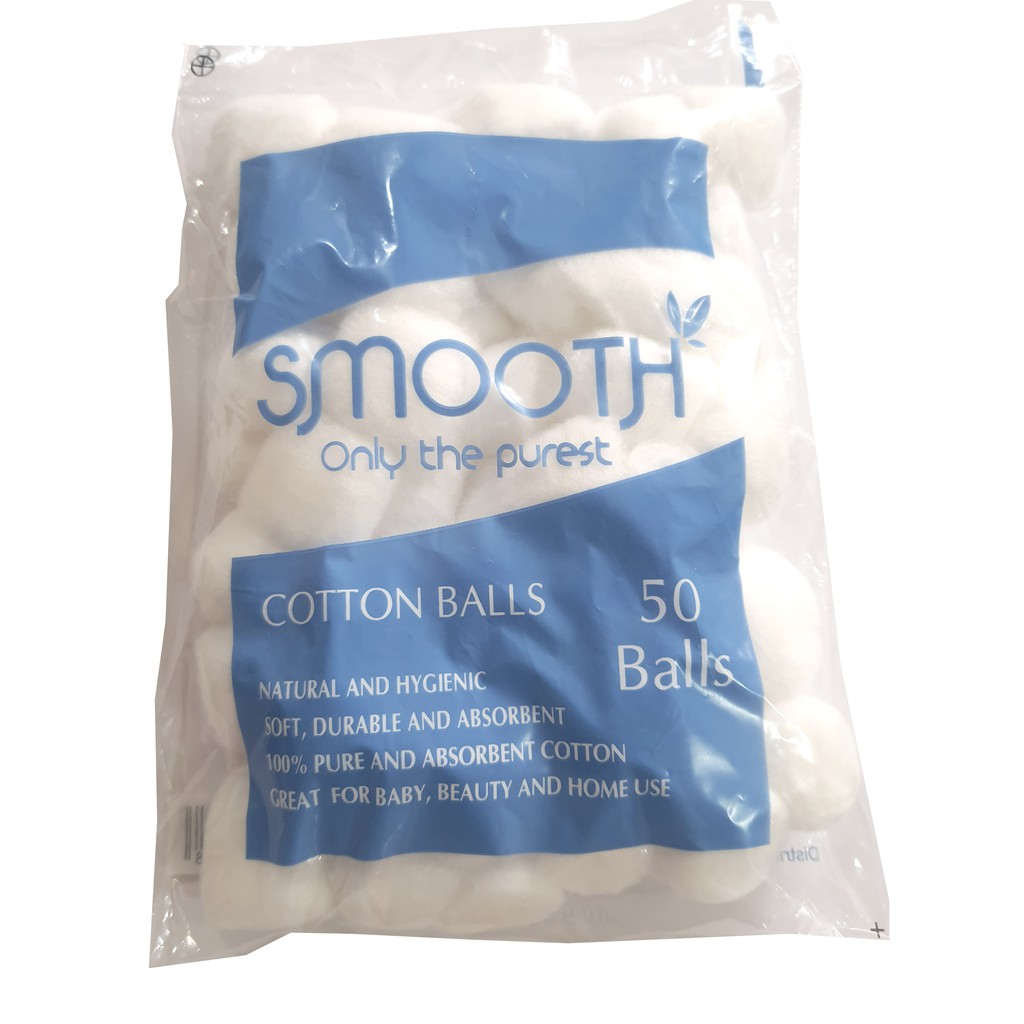 SMOOTH Only the Purest Cotton Balls | Shopee Philippines