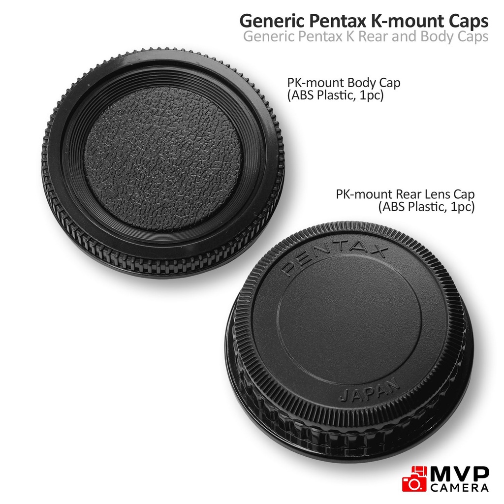 Pentax PK Body Cap and Rear Lens Cap Generic MVP CAMERA | Shopee ...