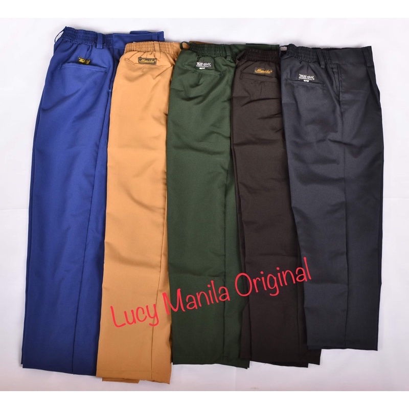 Slacks for Men Katrina Well Off / Manila Battle Green, Royal Blue ...