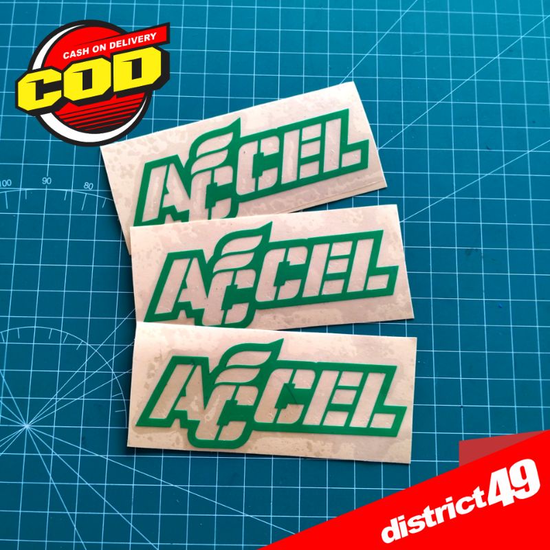 Cutting sticker - Accel cutting sticker - Accel sticker - Car ...