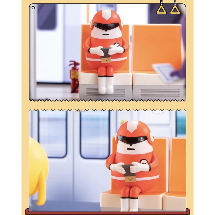SML Sticky Monster Research Institute Subway Series Blind Box POPMART ...