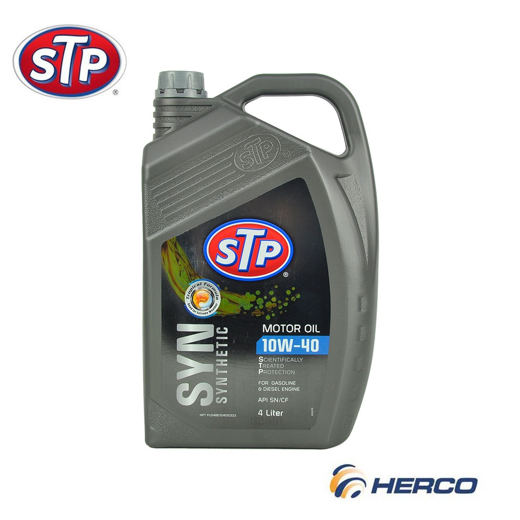 STP Synthetic Motor Oil (SEMI) 10W-40 4L | Shopee Philippines