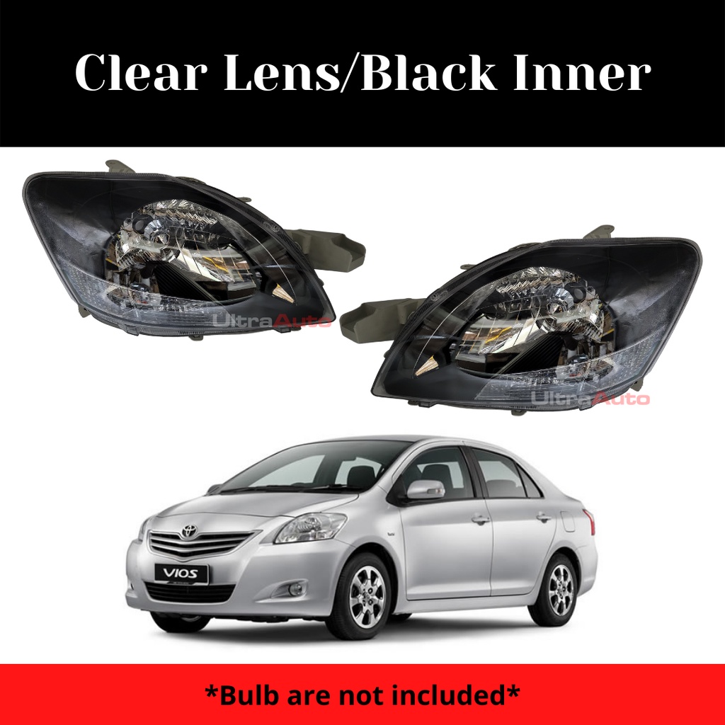 Toyota Vios Headlamp Headlight NCP93 NCP92 2007 2008 2009 2010 2011 ...