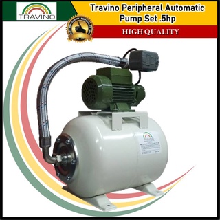TRAVINO Peripheral Automatic Water Pump 1/2 HP with 36L Bladder Water ...