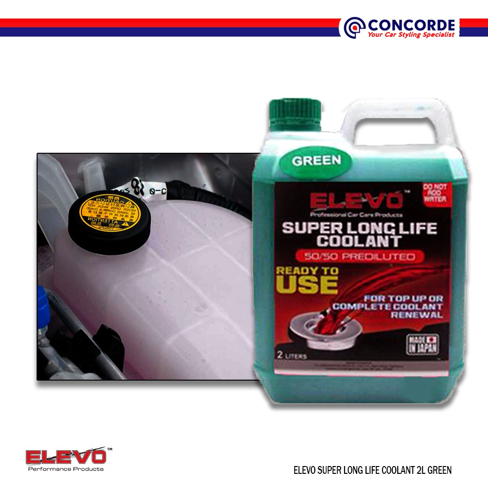 ELEVO SUPER LONG LIFE COOLANT 2L GREEN | Shopee Philippines